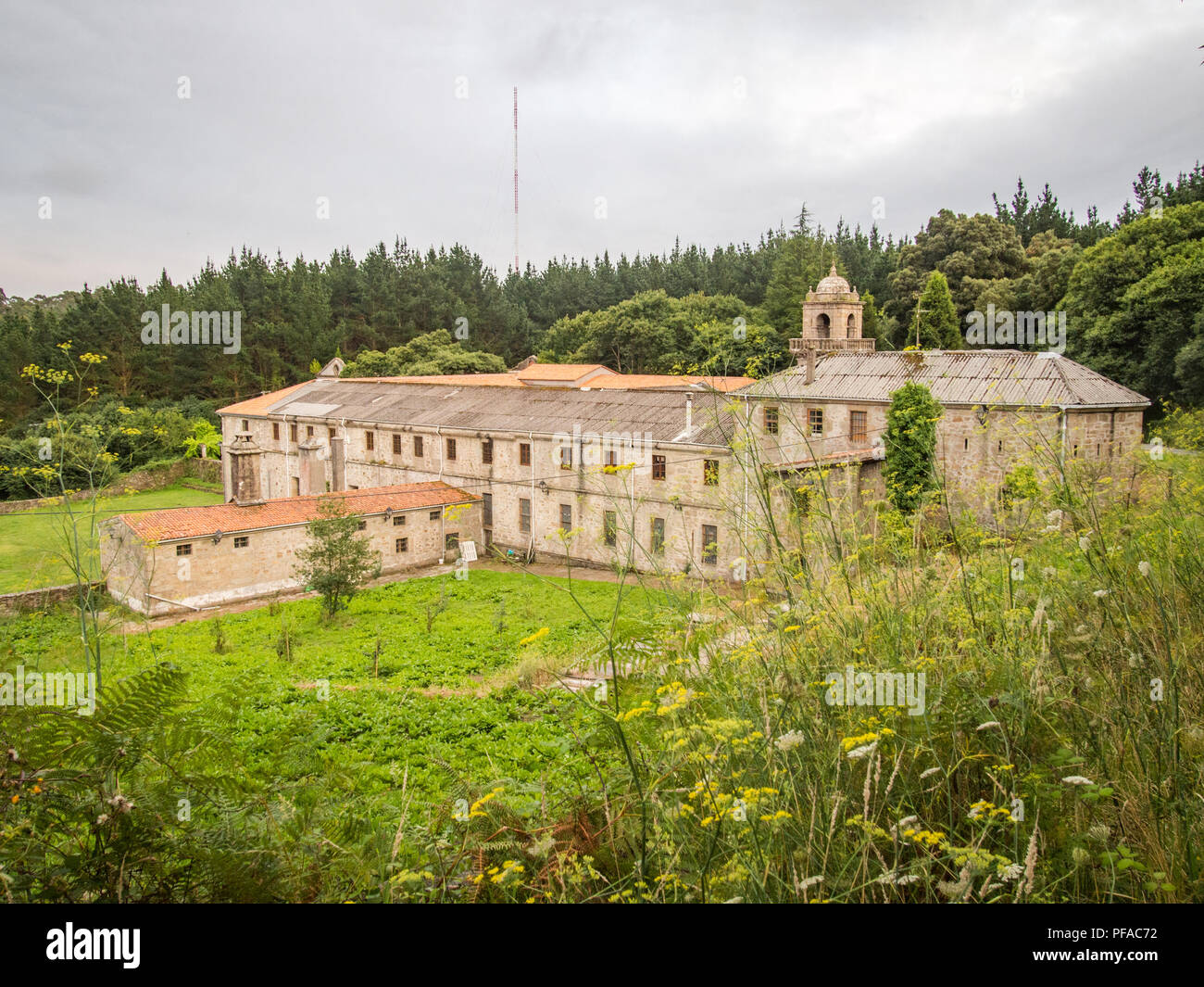 Santa Catalina Monastery in Ares - Spain Stock Photo - Alamy