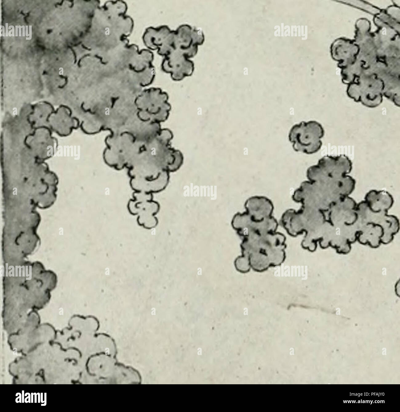 This image illustrates a design for a country estate, showcasing ...