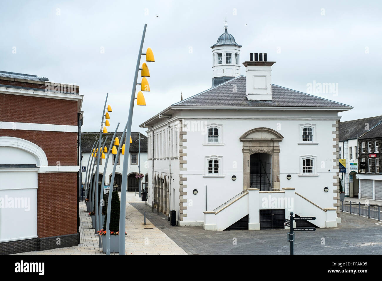 The Old Courthouse, Antrim, Northern Ireland Stock Photo - Alamy