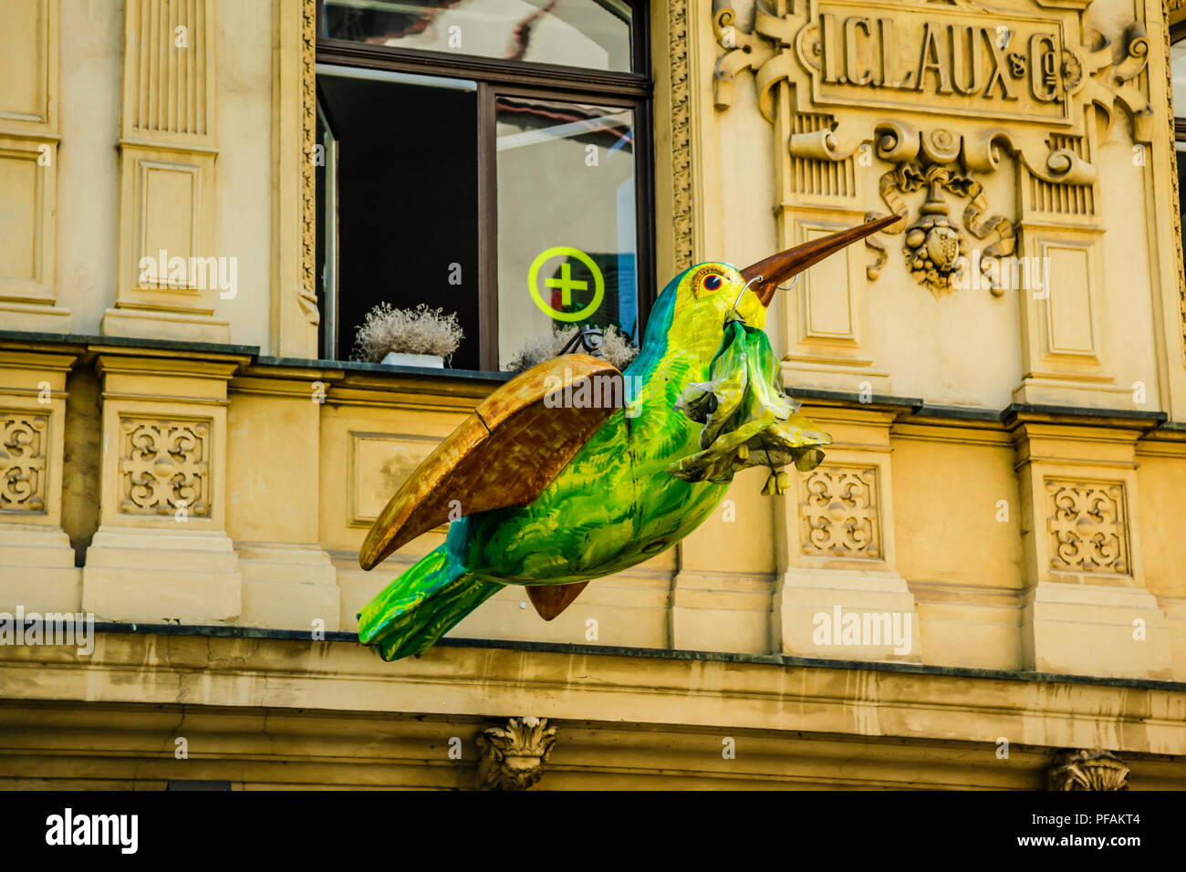 The Ulm Sparrow, symbol of the German city Stock Photo - Alamy