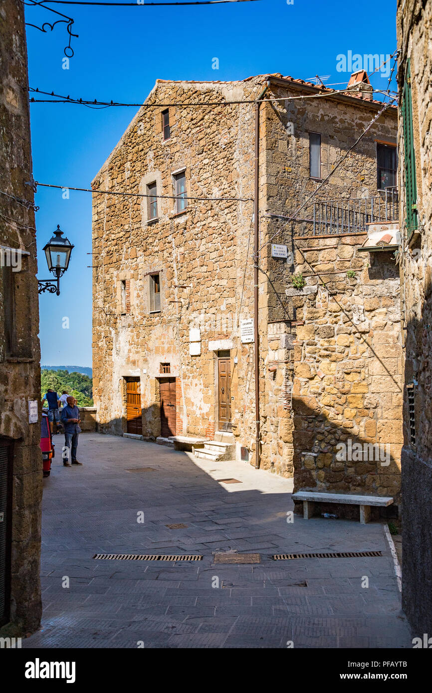Pitigliano Tuscany Italy Stock Photo Alamy