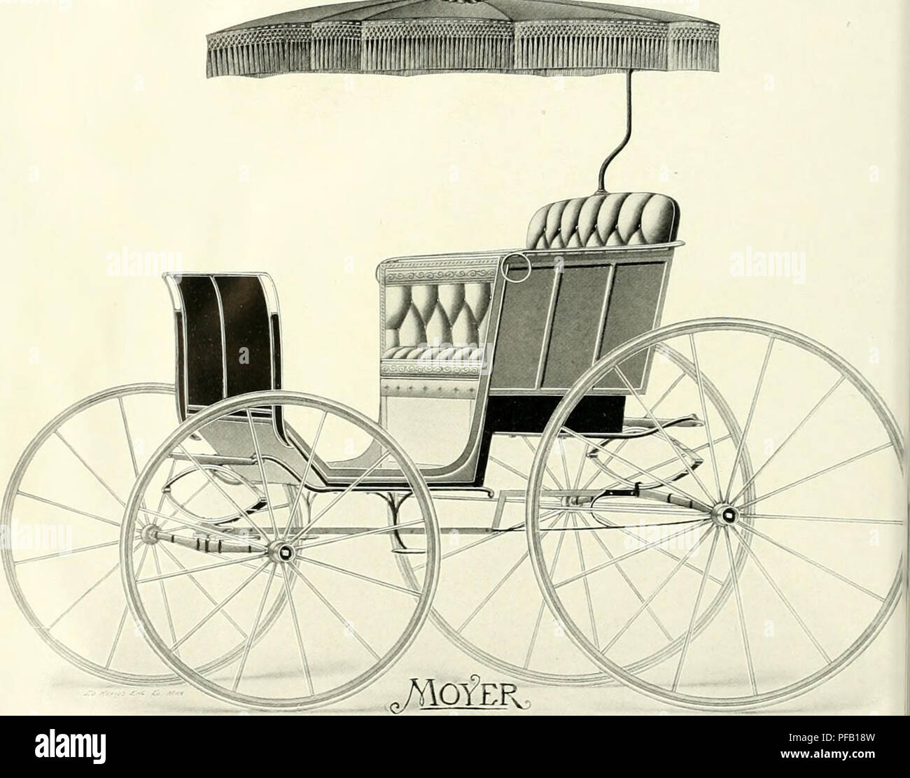 . Designer builder, high grade carriages. H. A. Moyer Carriages ...