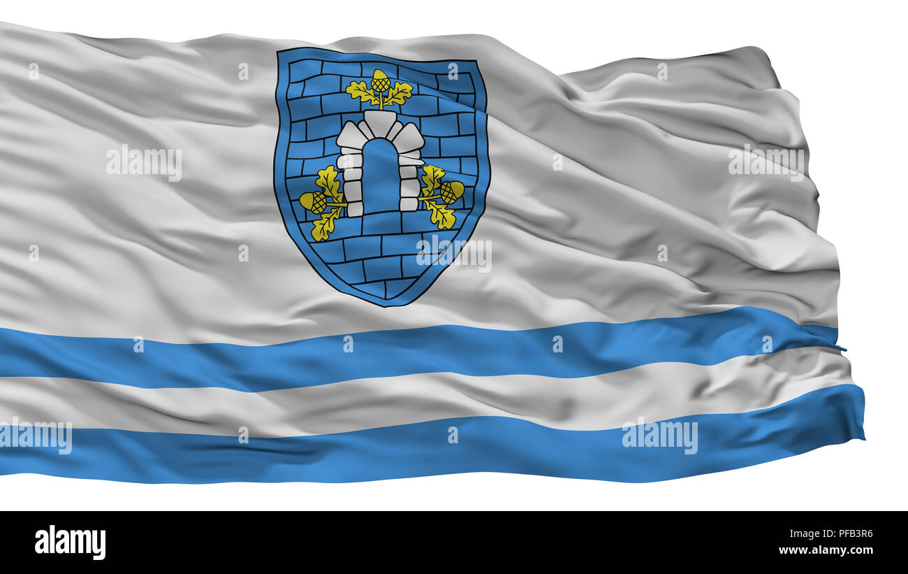 Dubrouna City Flag, Belarus, Isolated On White Background Stock Photo ...