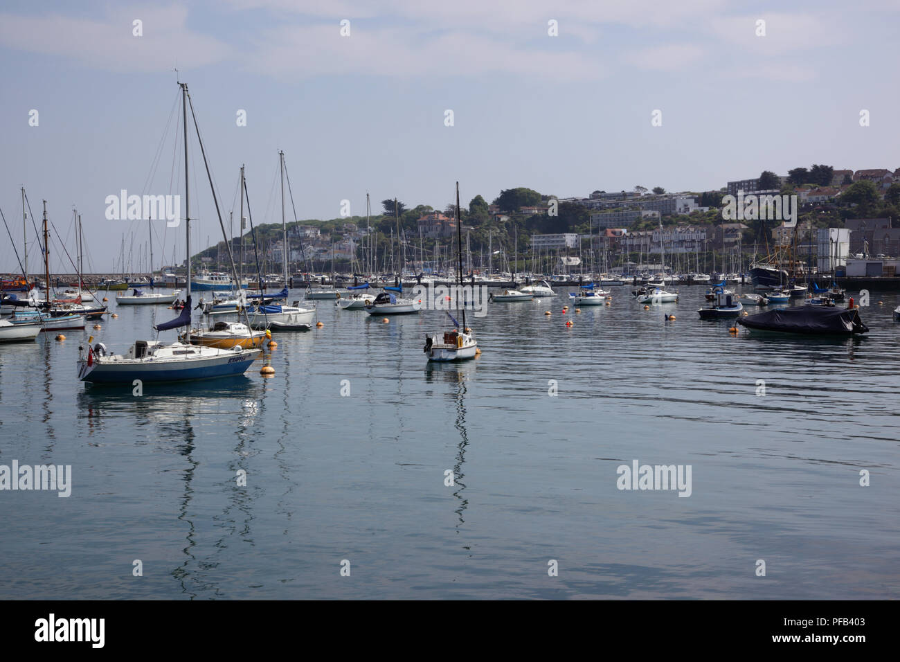 Brixham Marina, Devon, England Stock Photo - Alamy