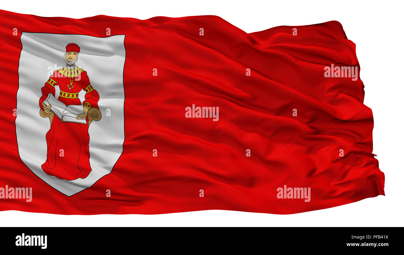 Iuje City Flag, Belarus, Isolated On White Background Stock Photo - Alamy
