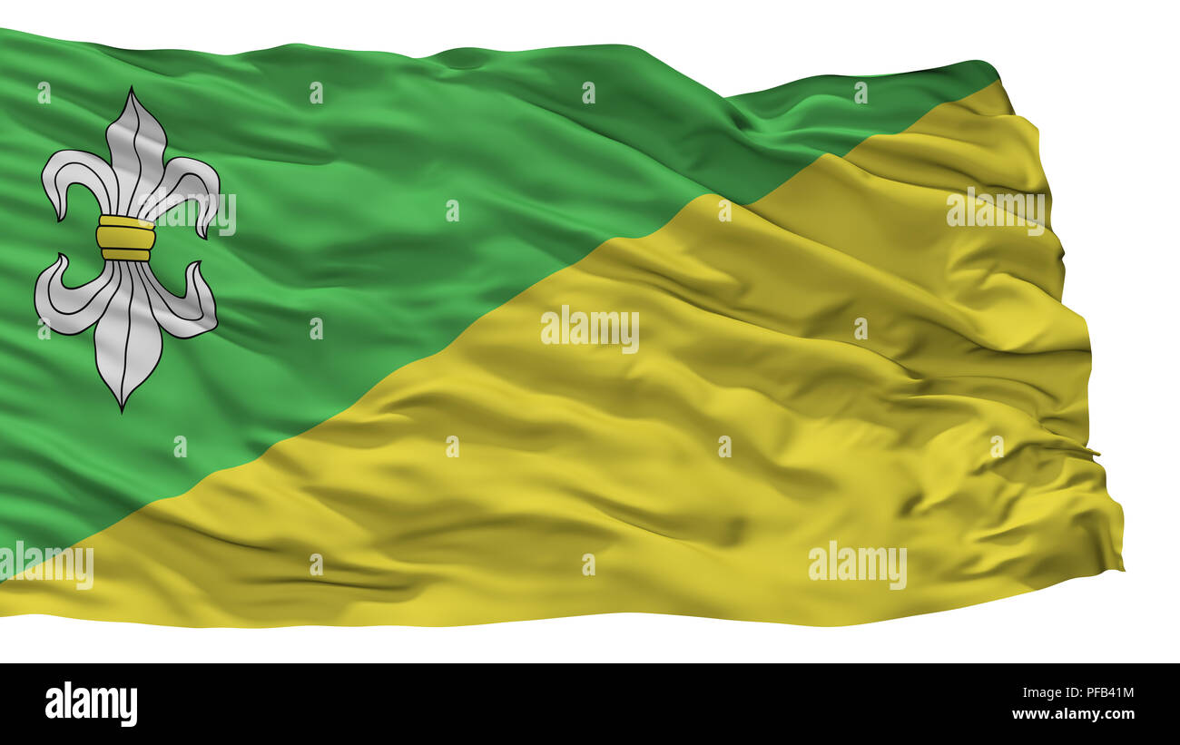 Ivacevicy City Flag, Belarus, Isolated On White Background Stock Photo ...