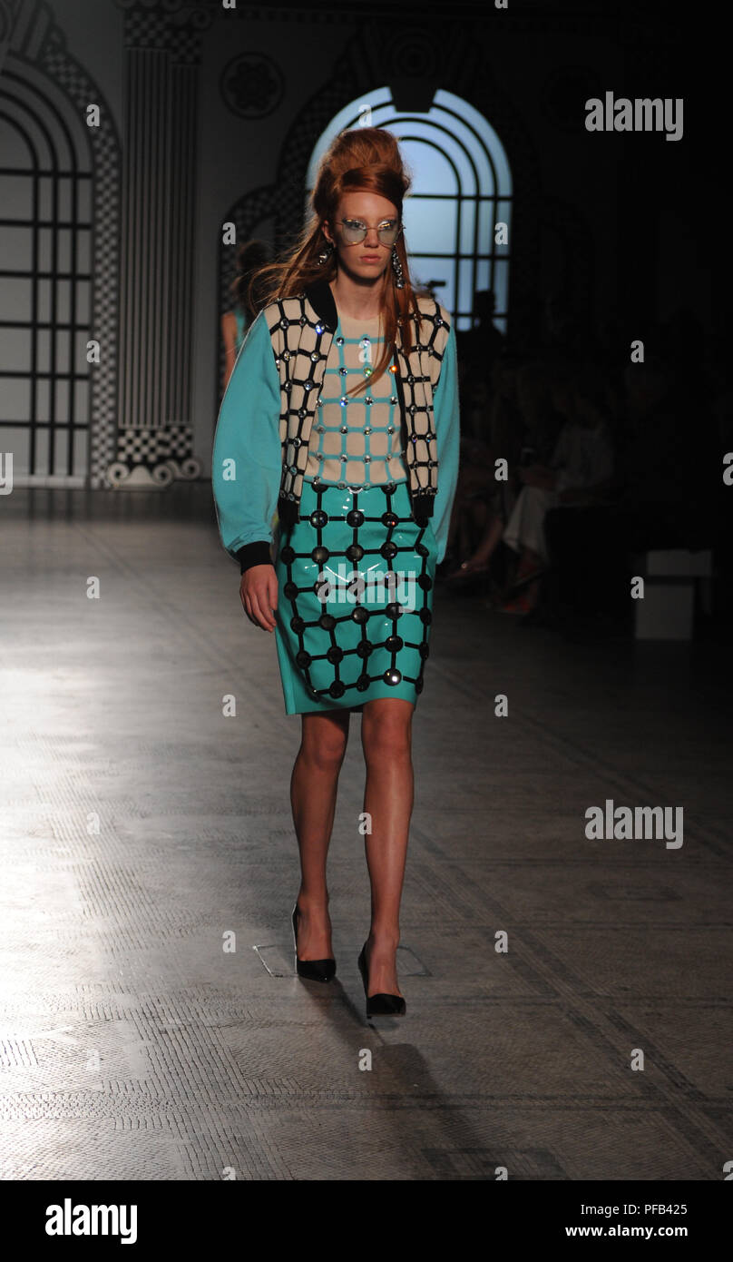 Fashion in Motion: Holly Fulton. Staged in the dramatic setting of the ...