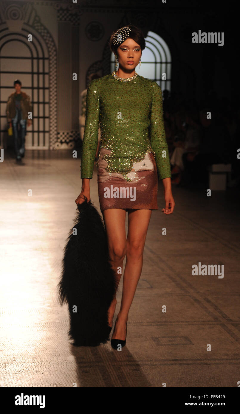 Fashion in Motion: Holly Fulton. Staged in the dramatic setting of the ...