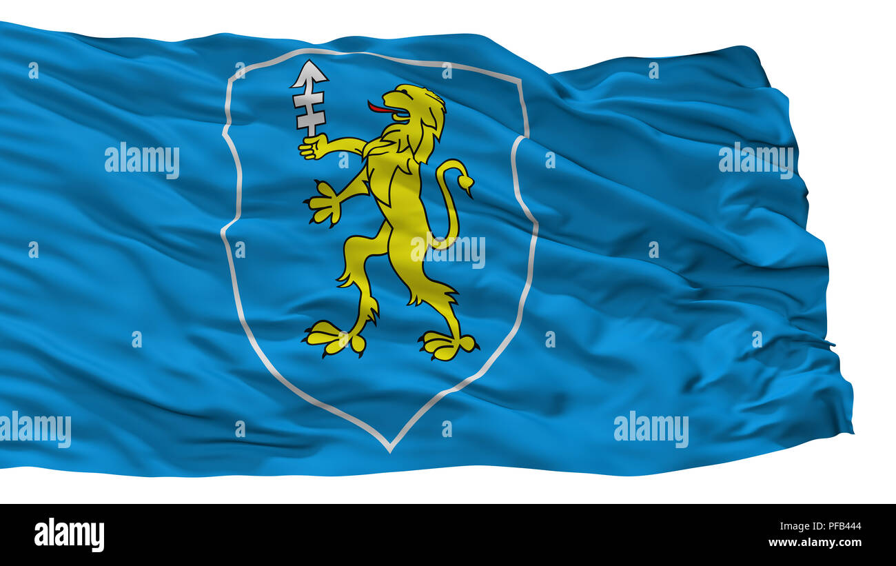 Slonim City Flag, Belarus, Isolated On White Background Stock Photo - Alamy