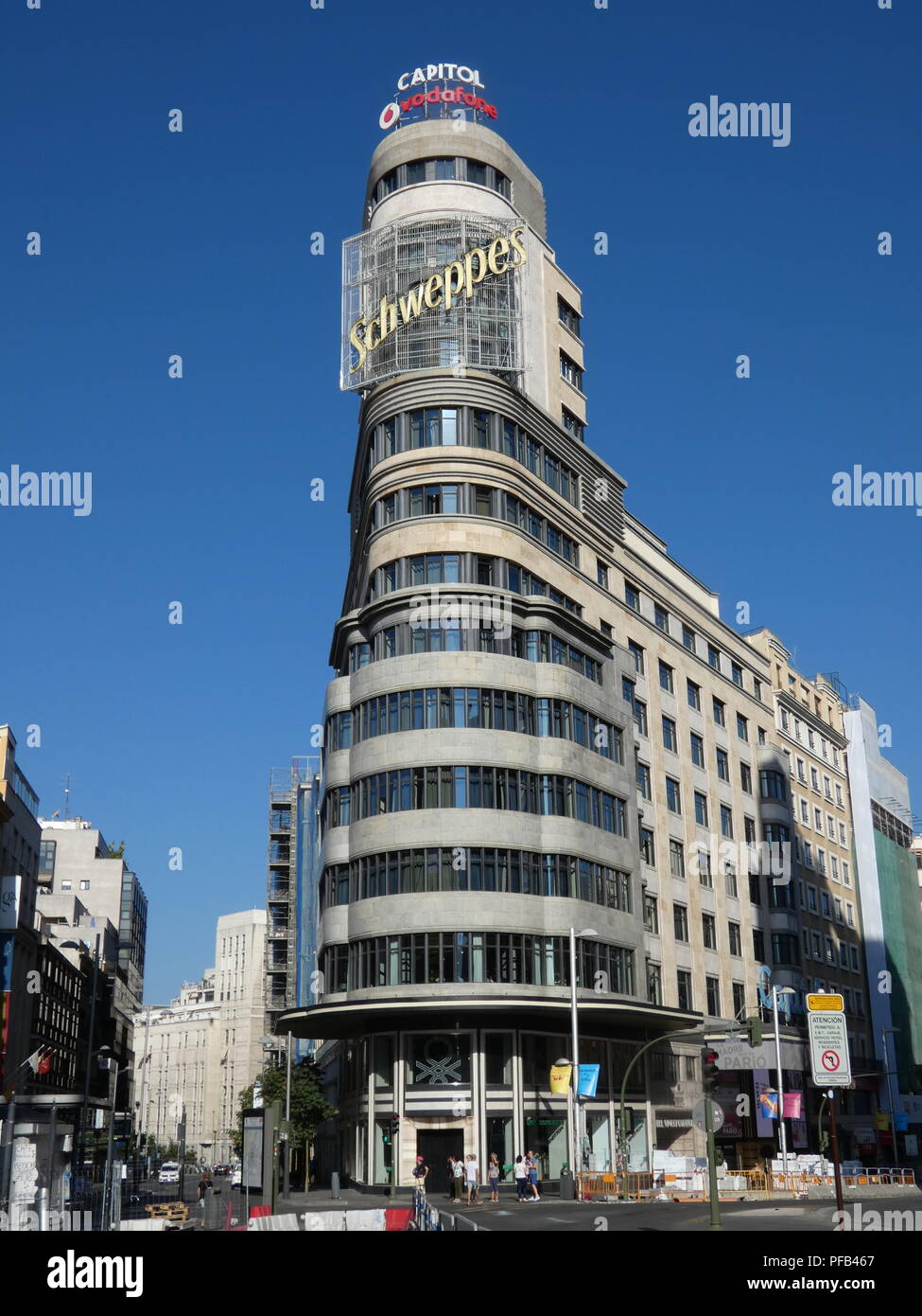 Madrid city centre Stock Photo - Alamy