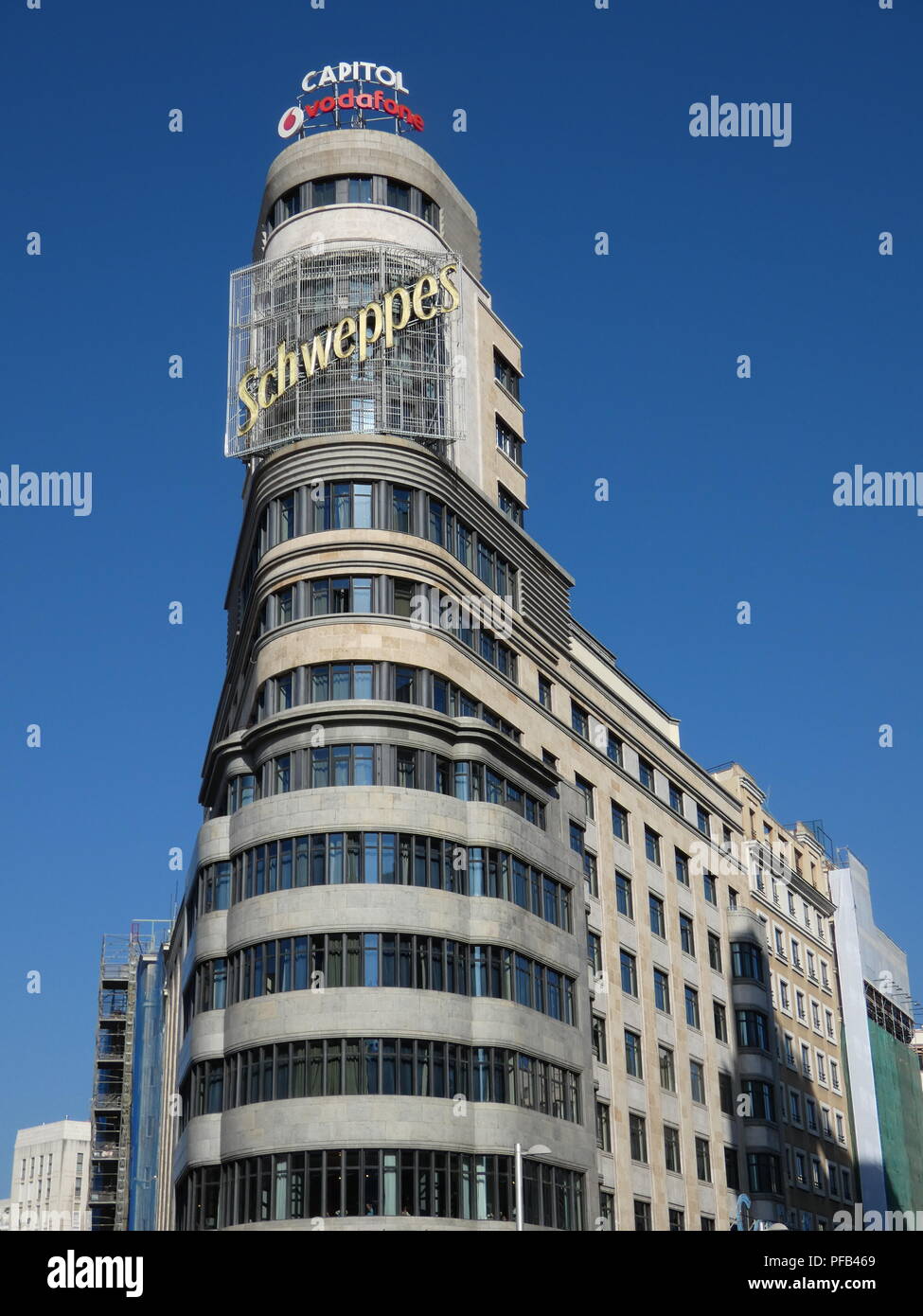 Madrid city centre Stock Photo - Alamy