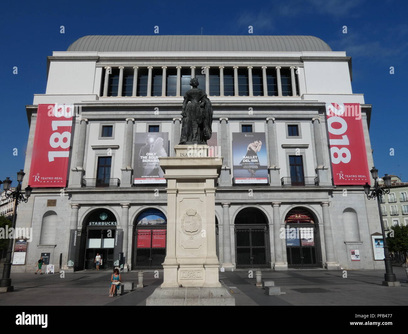 Madrid city centre Stock Photo - Alamy