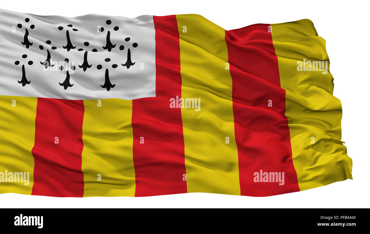Geel City Flag, Belgium, Isolated On White Background Stock Photo - Alamy