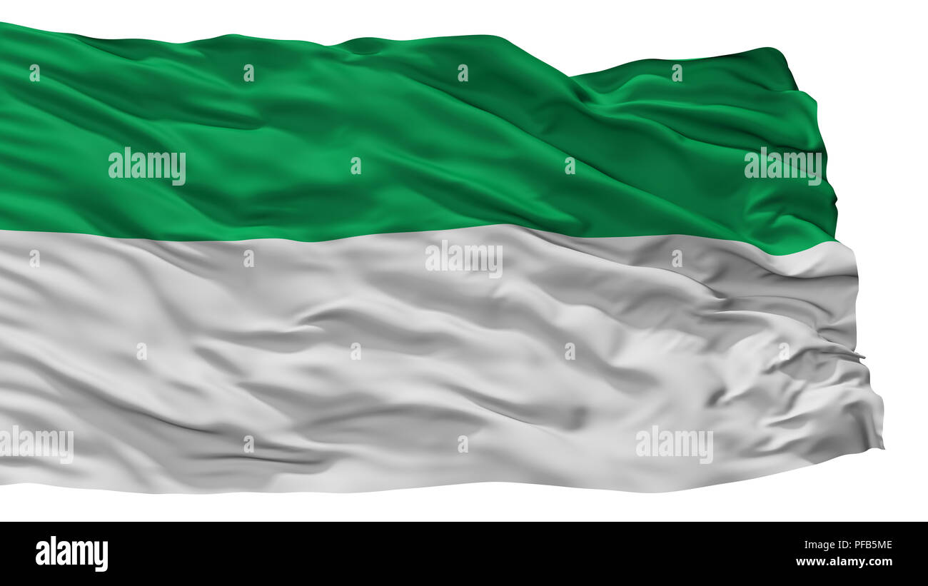 Gran Chaco City Flag, Bolivia, Isolated On White Background Stock Photo ...