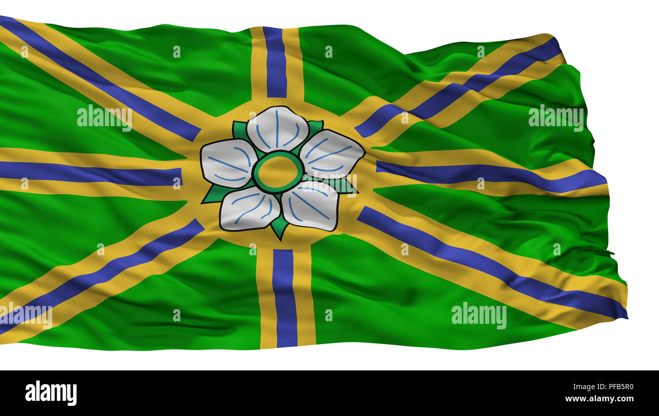 Abbotsford City Flag, Canada, Isolated On White Background Stock Photo ...