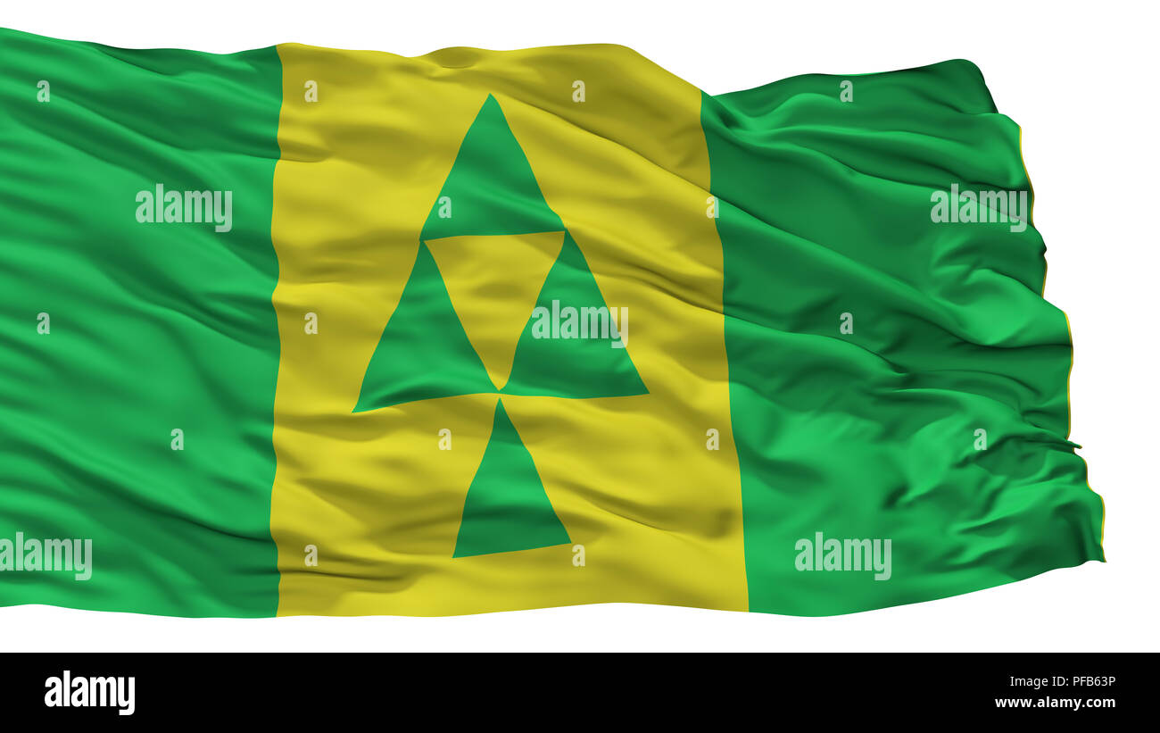 Prince Albert City Flag, Canada, Saskatchewan Province, Isolated On ...