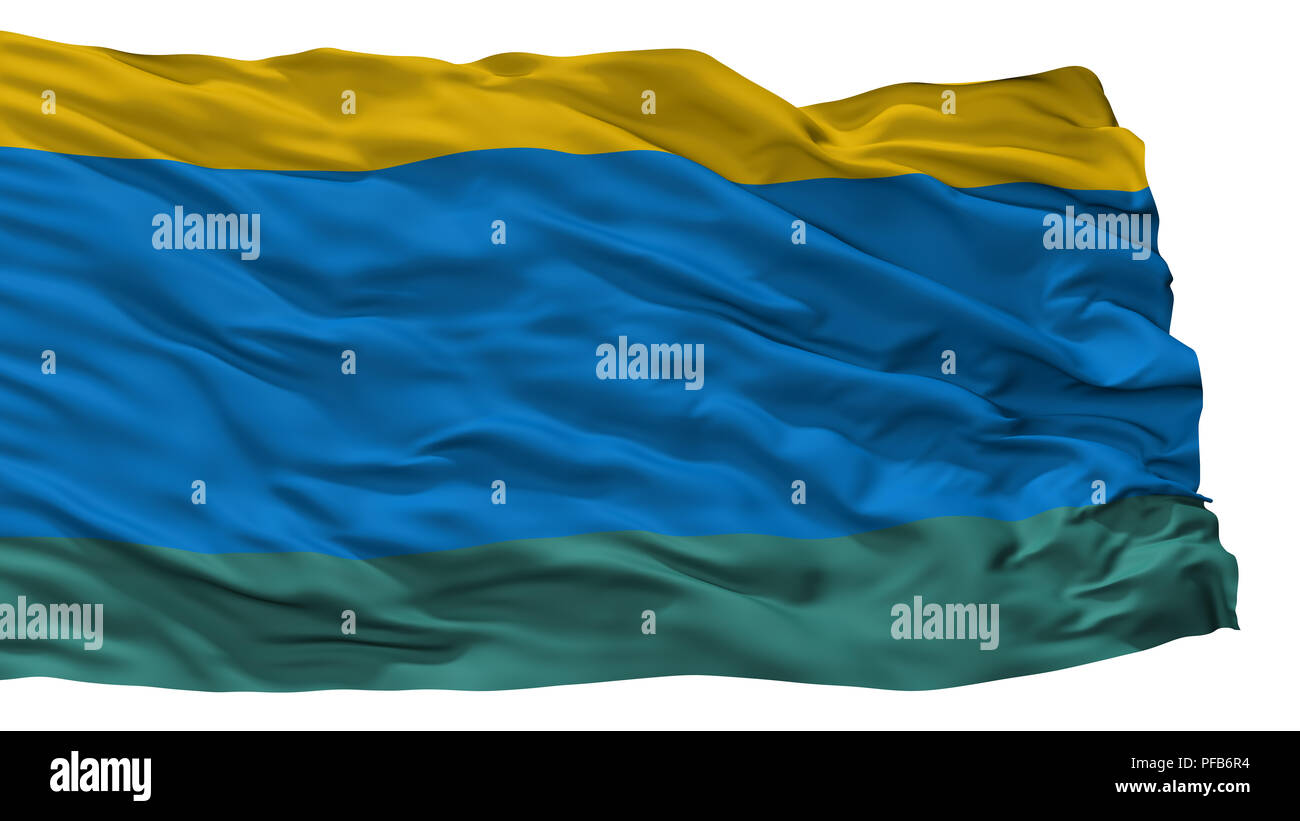 Huasco City Flag, Chile, Isolated On White Background Stock Photo - Alamy