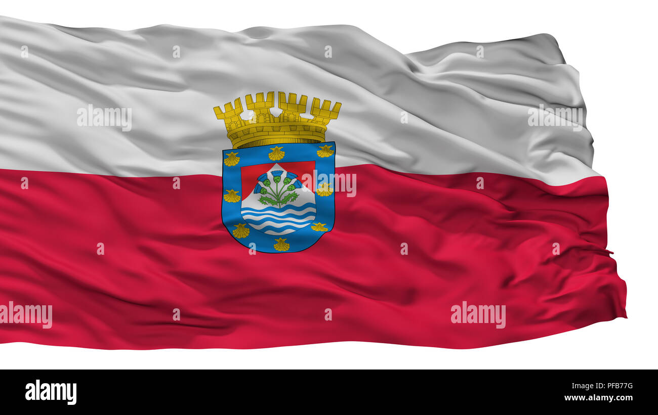 Renca City Flag, Chile, Isolated On White Background Stock Photo - Alamy