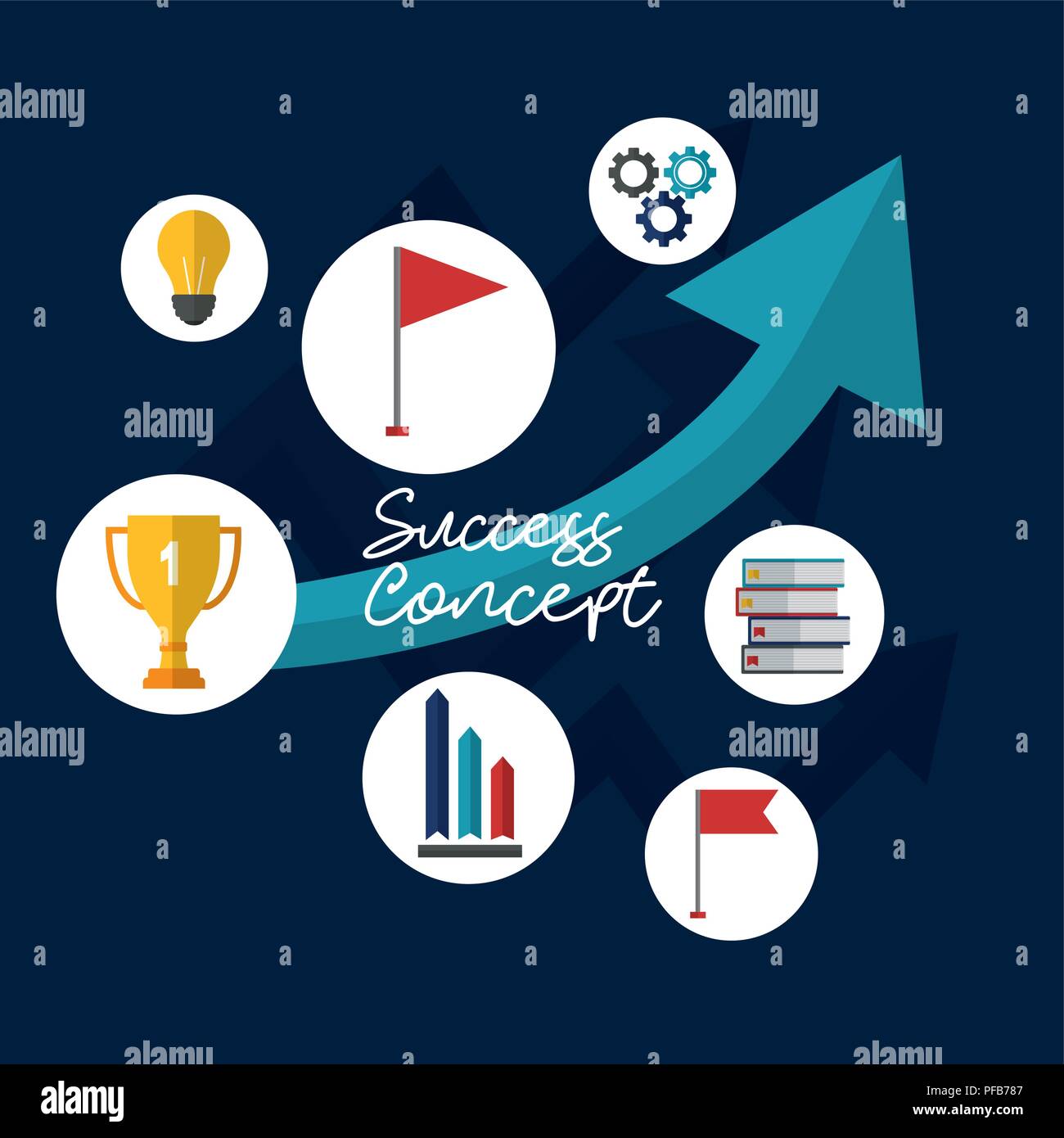 success concept card Stock Vector Image & Art - Alamy