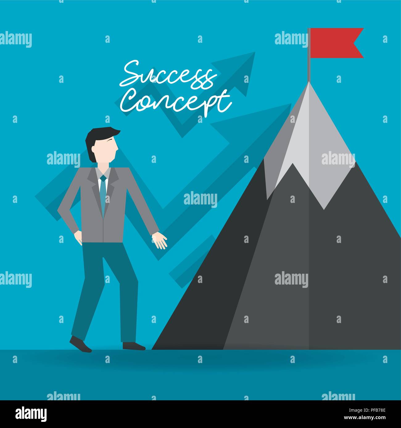 success concept card Stock Vector Image & Art - Alamy
