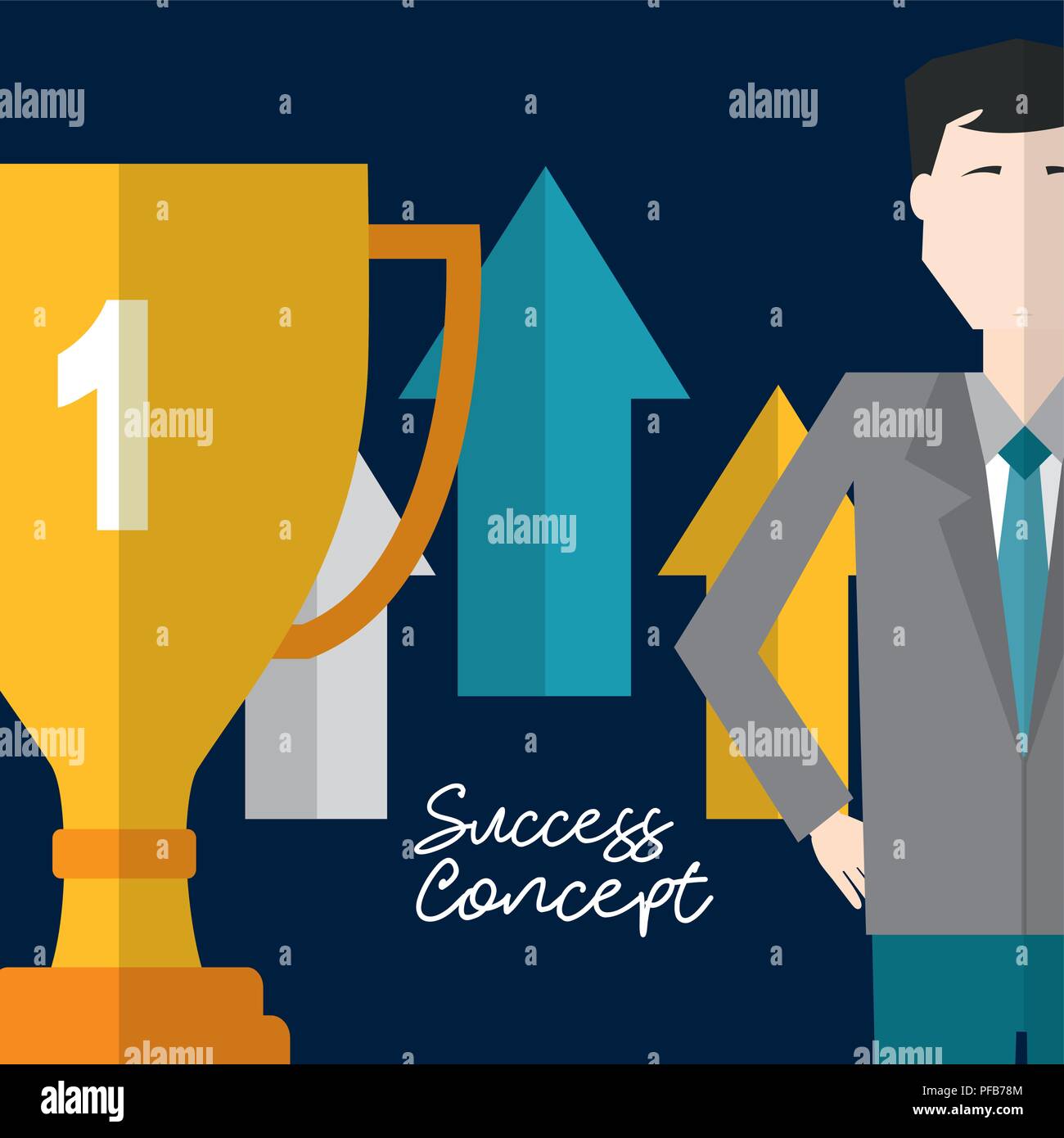 success concept card Stock Vector Image & Art - Alamy