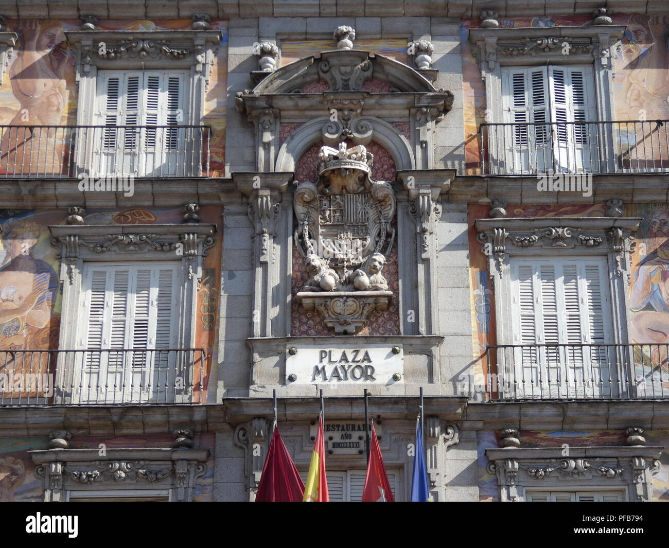Madrid city centre Stock Photo - Alamy