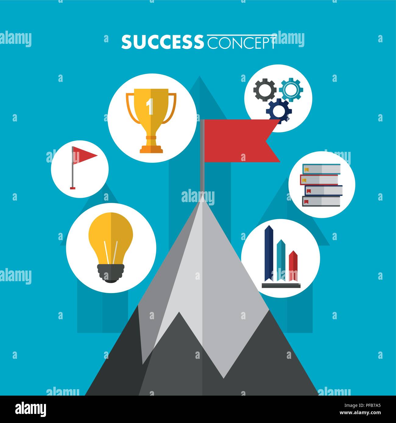 success concept card Stock Vector Image & Art - Alamy