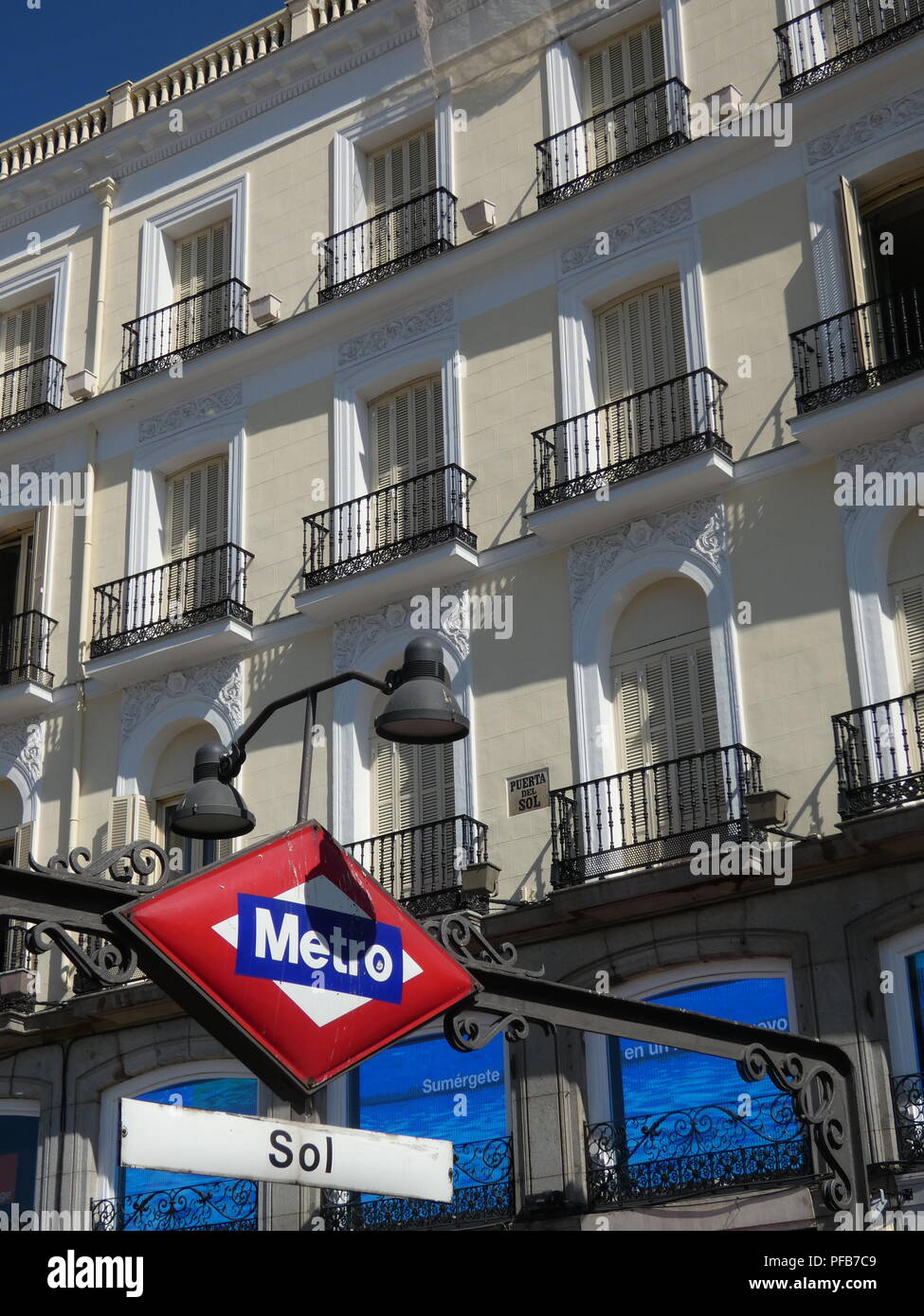 Madrid city centre Stock Photo - Alamy