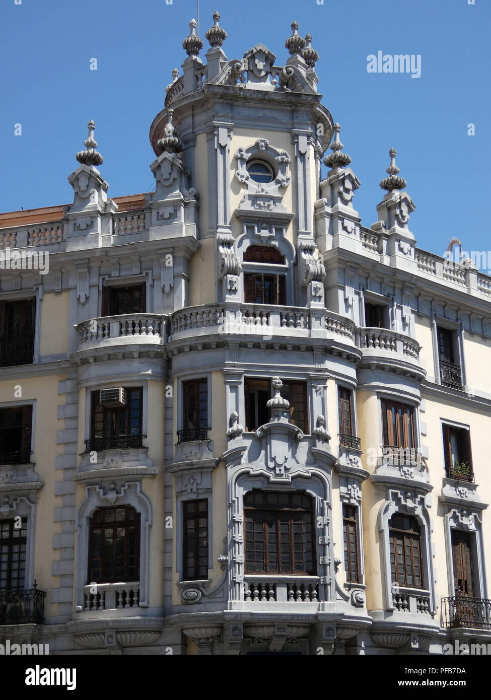 Madrid city centre Stock Photo - Alamy