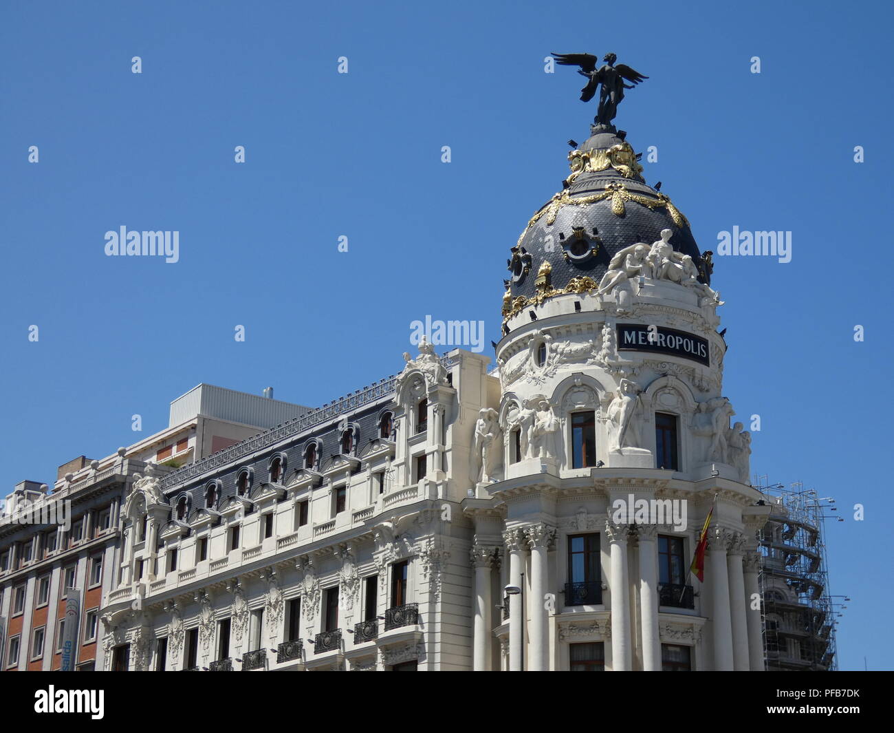Madrid city centre Stock Photo - Alamy
