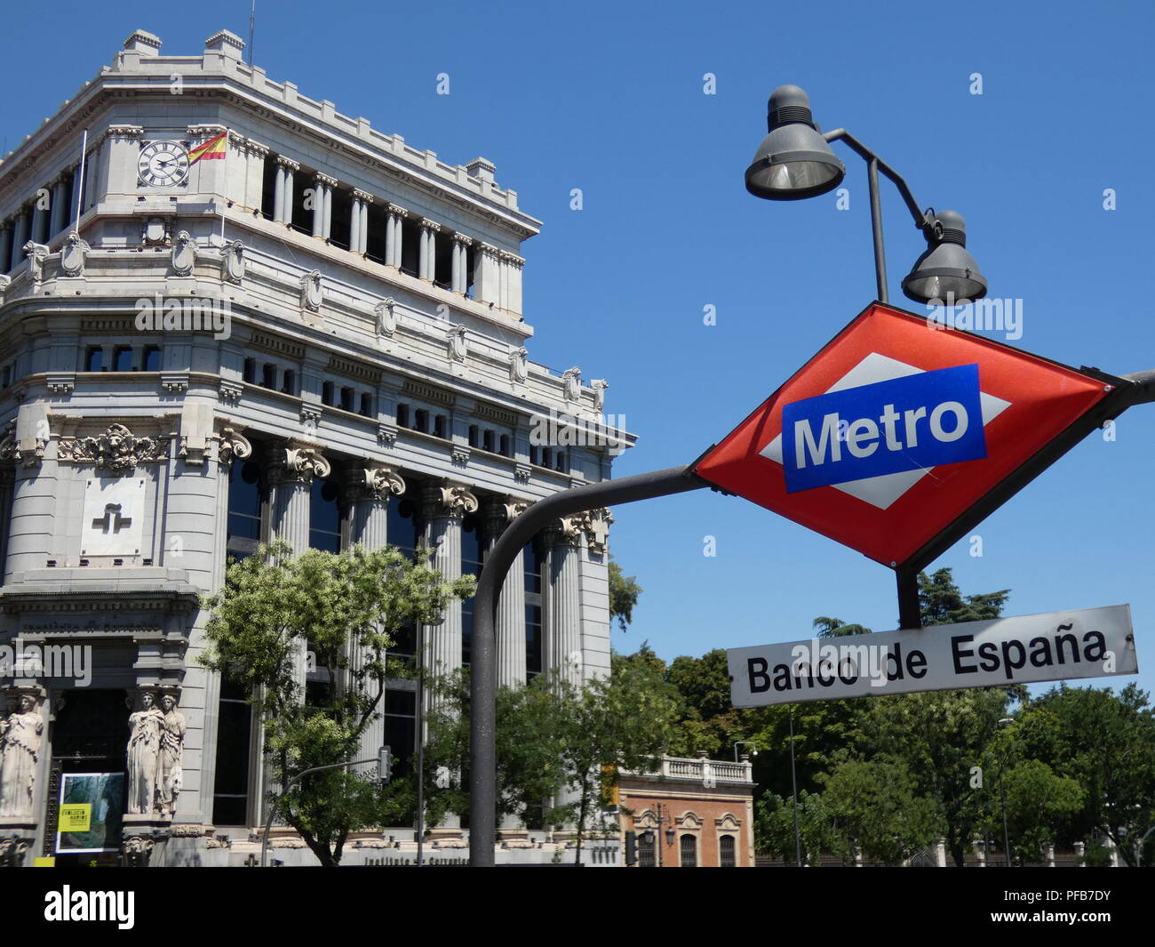 Madrid city centre Stock Photo - Alamy