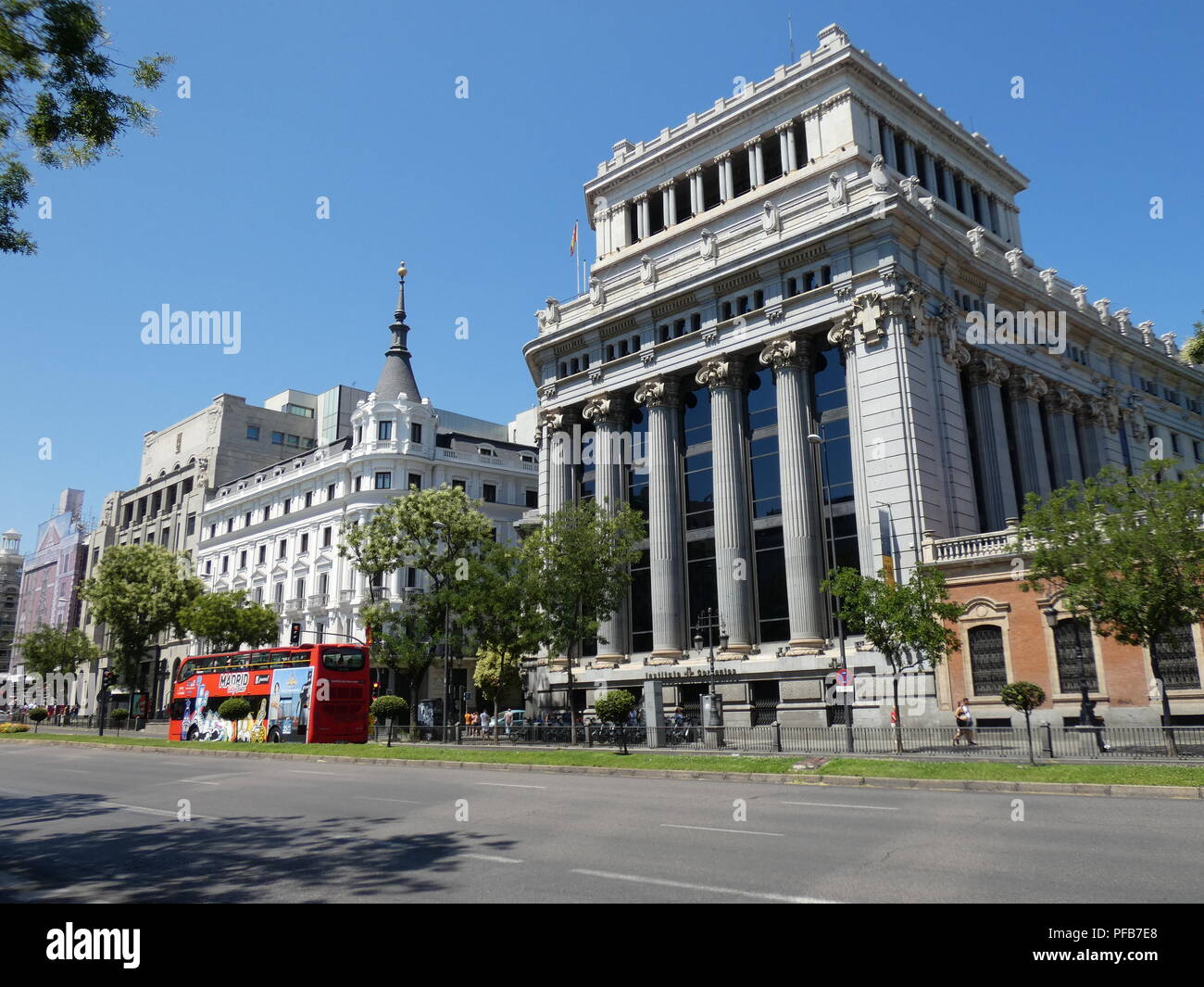 Madrid city centre Stock Photo - Alamy