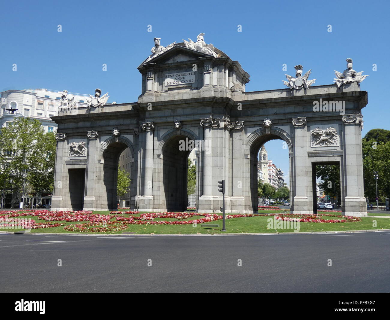 Madrid city centre Stock Photo - Alamy