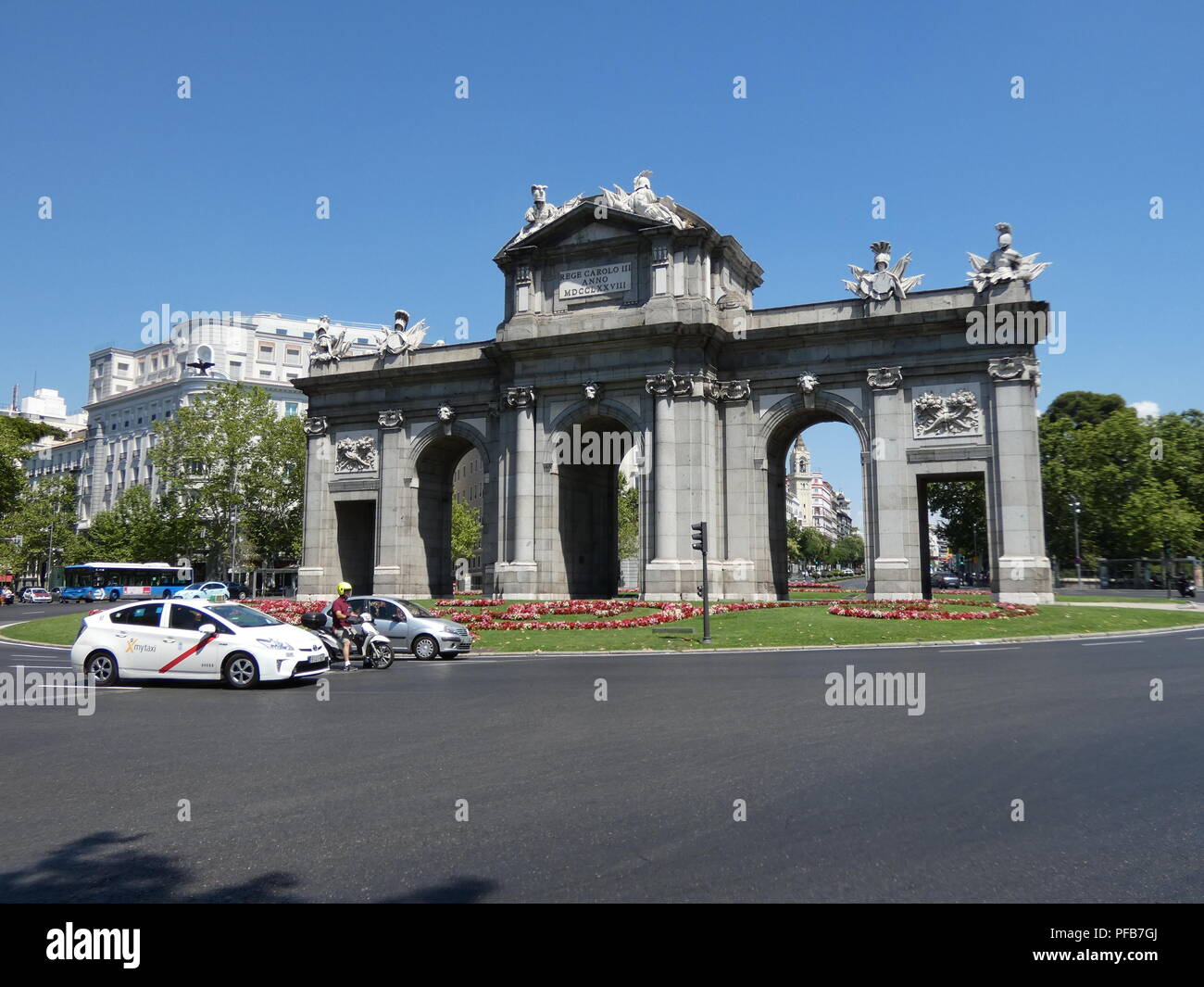 Madrid city centre Stock Photo - Alamy