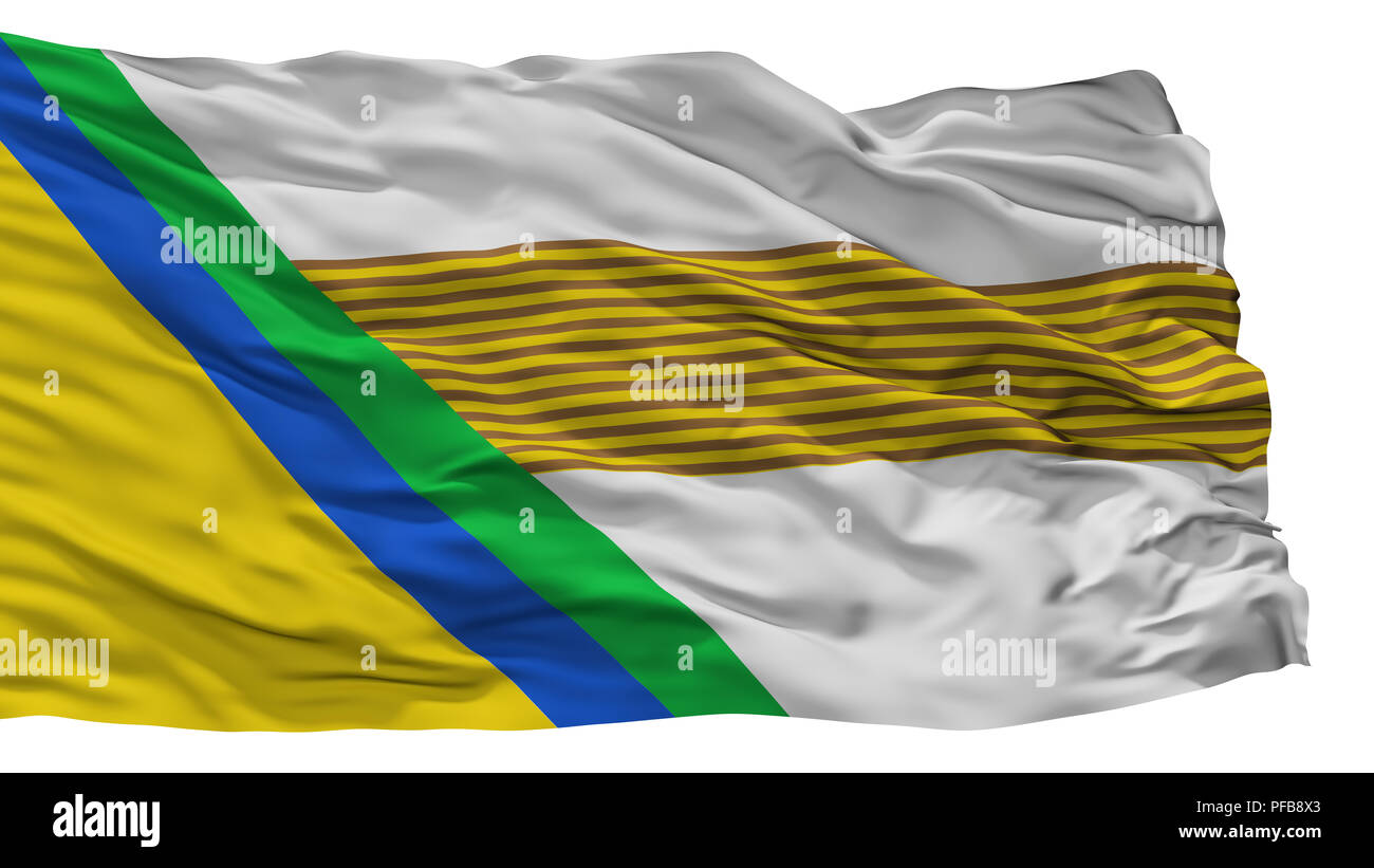 Jesus Maria City Flag, Colombia, Santander Department, Isolated On ...