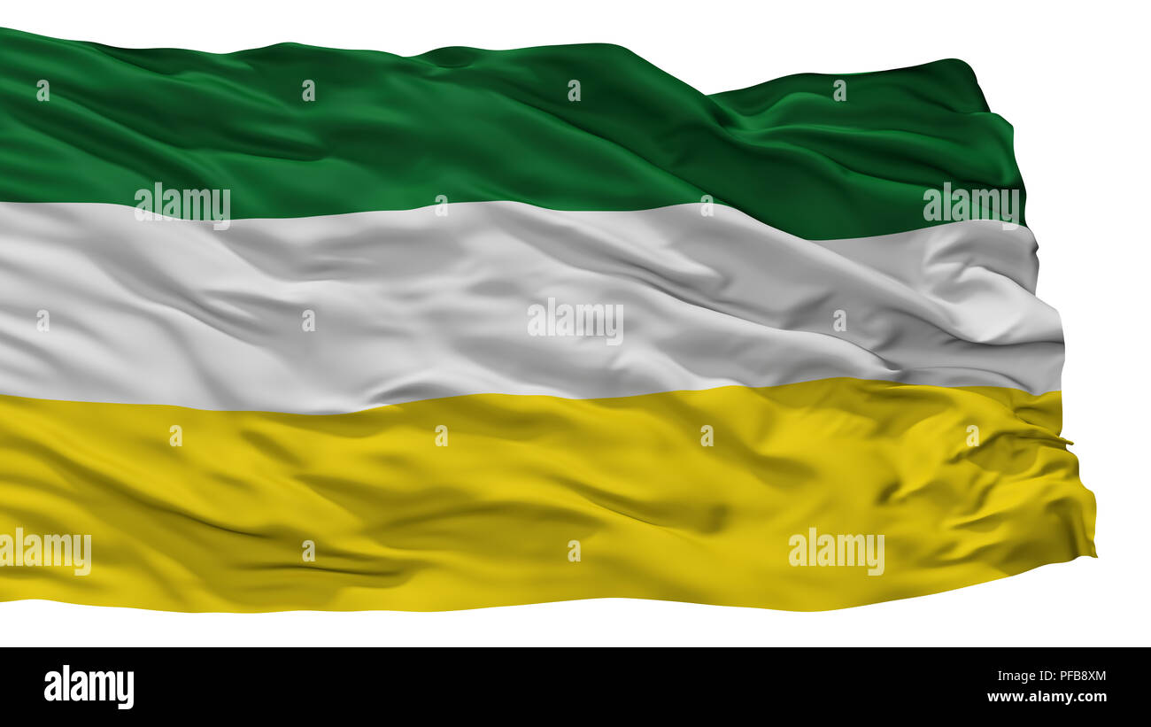 La Jagua De Ibirico City Flag, Colombia, Cesar Department, Isolated On ...