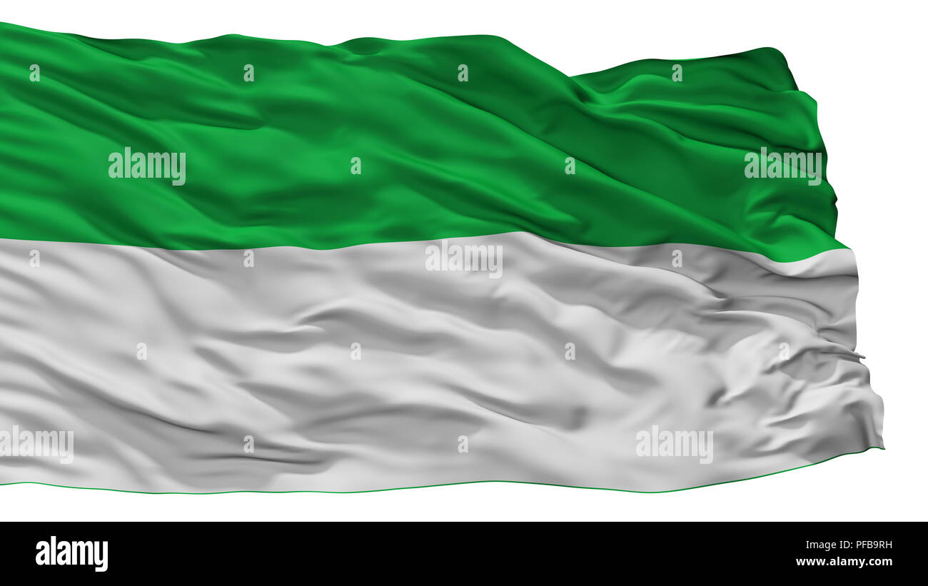 Pivijay City Flag, Colombia, Magdalena Department, Isolated On White ...