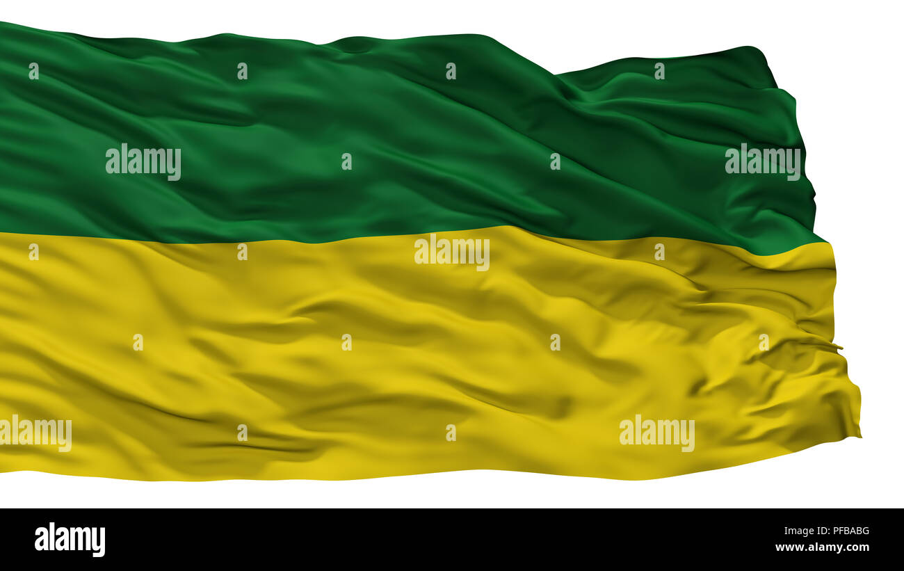 San Marcos City Flag, Colombia, Sucre Department, Isolated On White ...