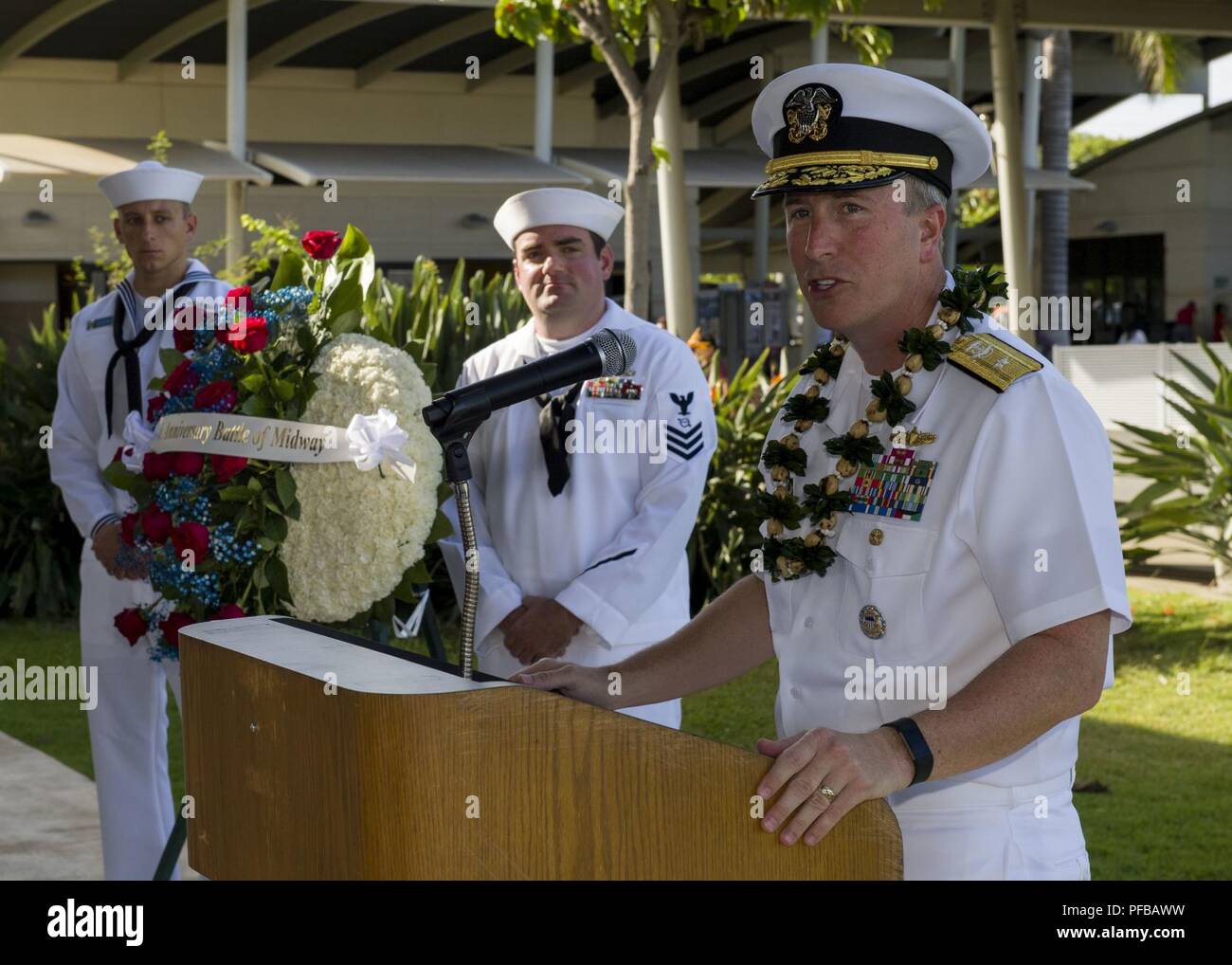 PEARL HARBOR (June 1, 2018) Rear Adm. Brian Fort, Commander, Navy ...