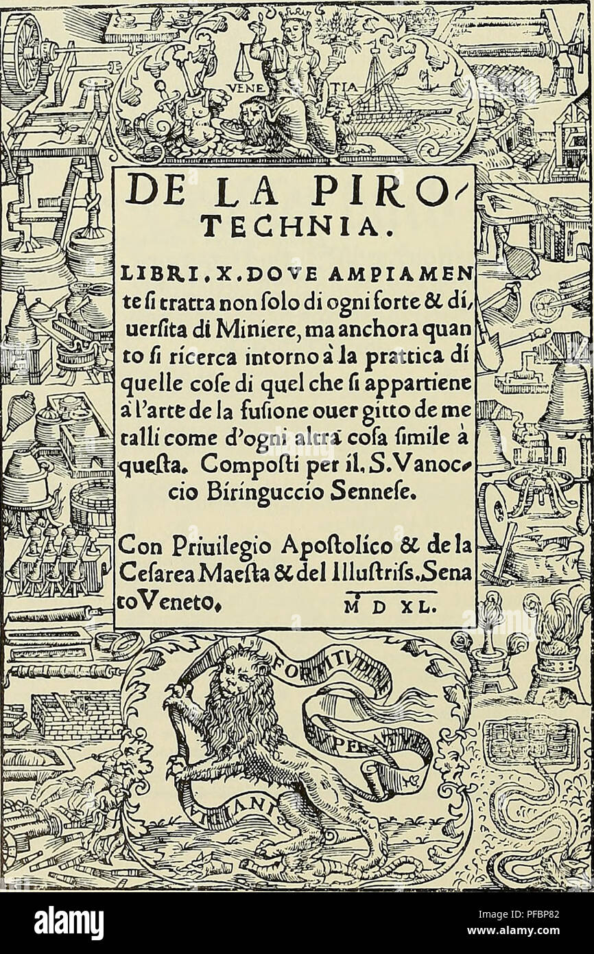 Biringuccio hi-res stock photography and images - Alamy