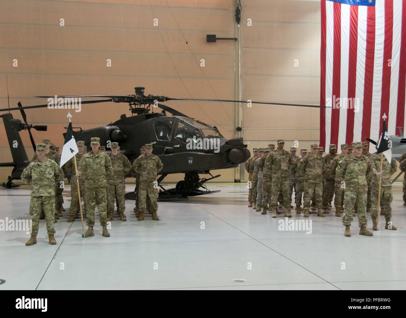 Lt. Col. Matthew Landrum, commander of the 1st Battalion, 25th Aviation ...