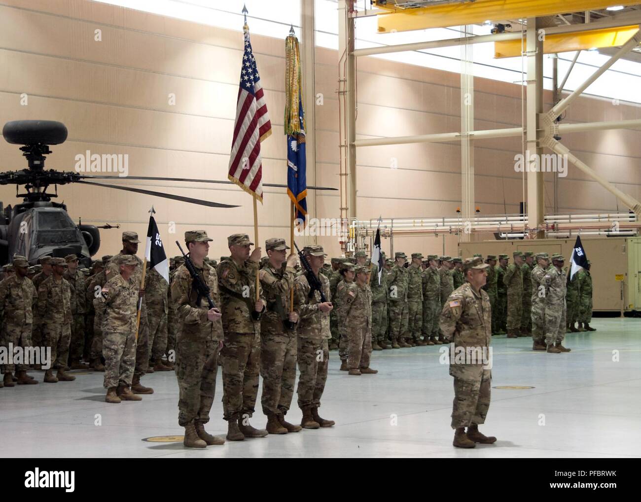 Lt. Col. Matthew Landrum, commander of the 1st Battalion, 25th Aviation ...