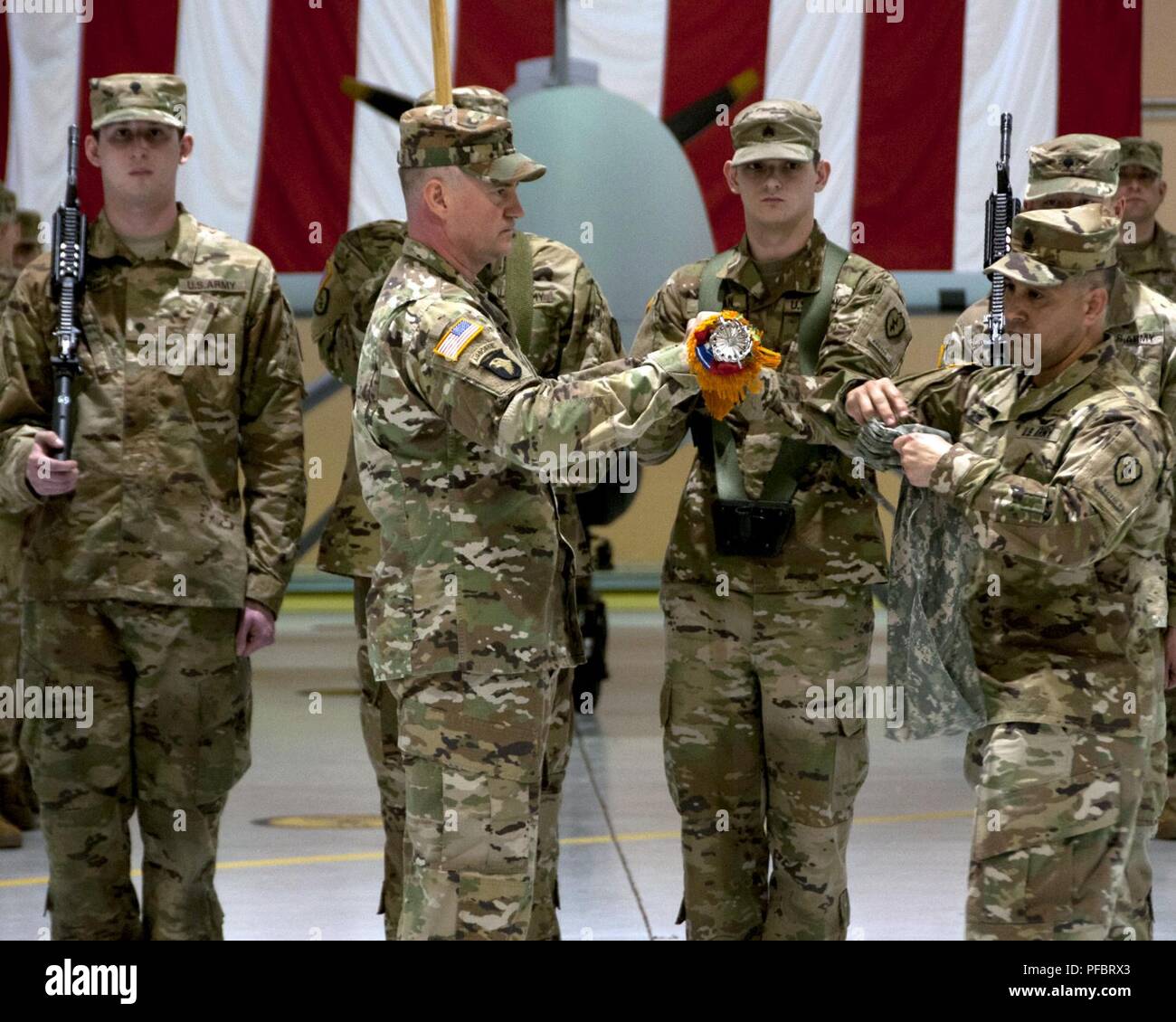 Lt. Col. Matthew Landrum, commander of the 1st Battalion, 25th Aviation ...