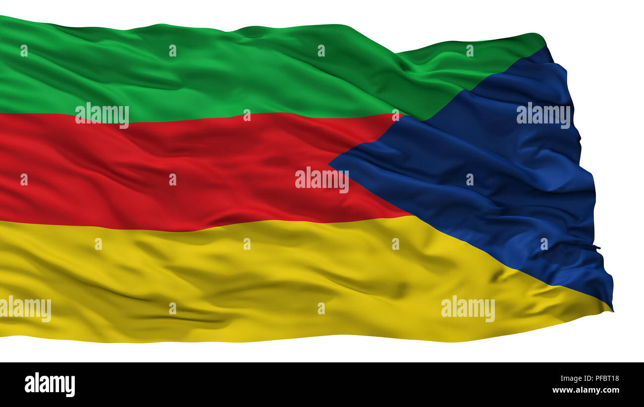 Upala City Flag, Costa Rica, Isolated On White Background Stock Photo ...