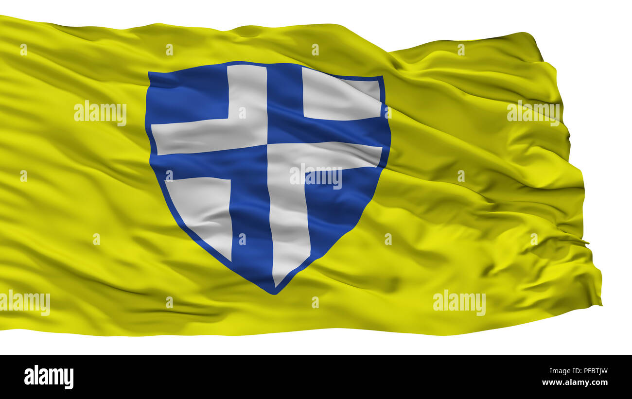 Zastava Zapresica City Flag, Croatia, Isolated On White Background ...