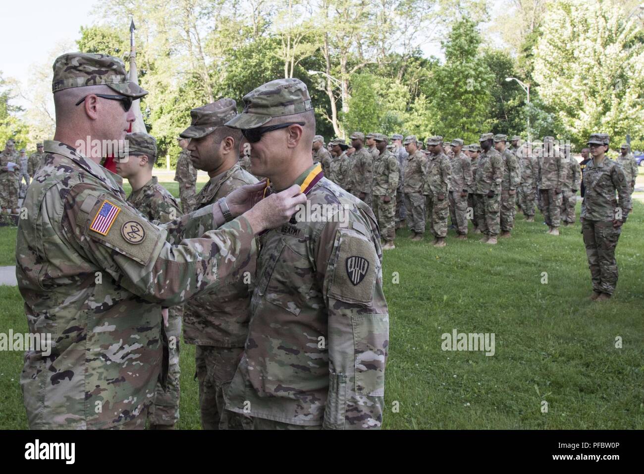 U.S. Army Lt. Col. Shawn J. Shutts, deputy commander of the 369th ...