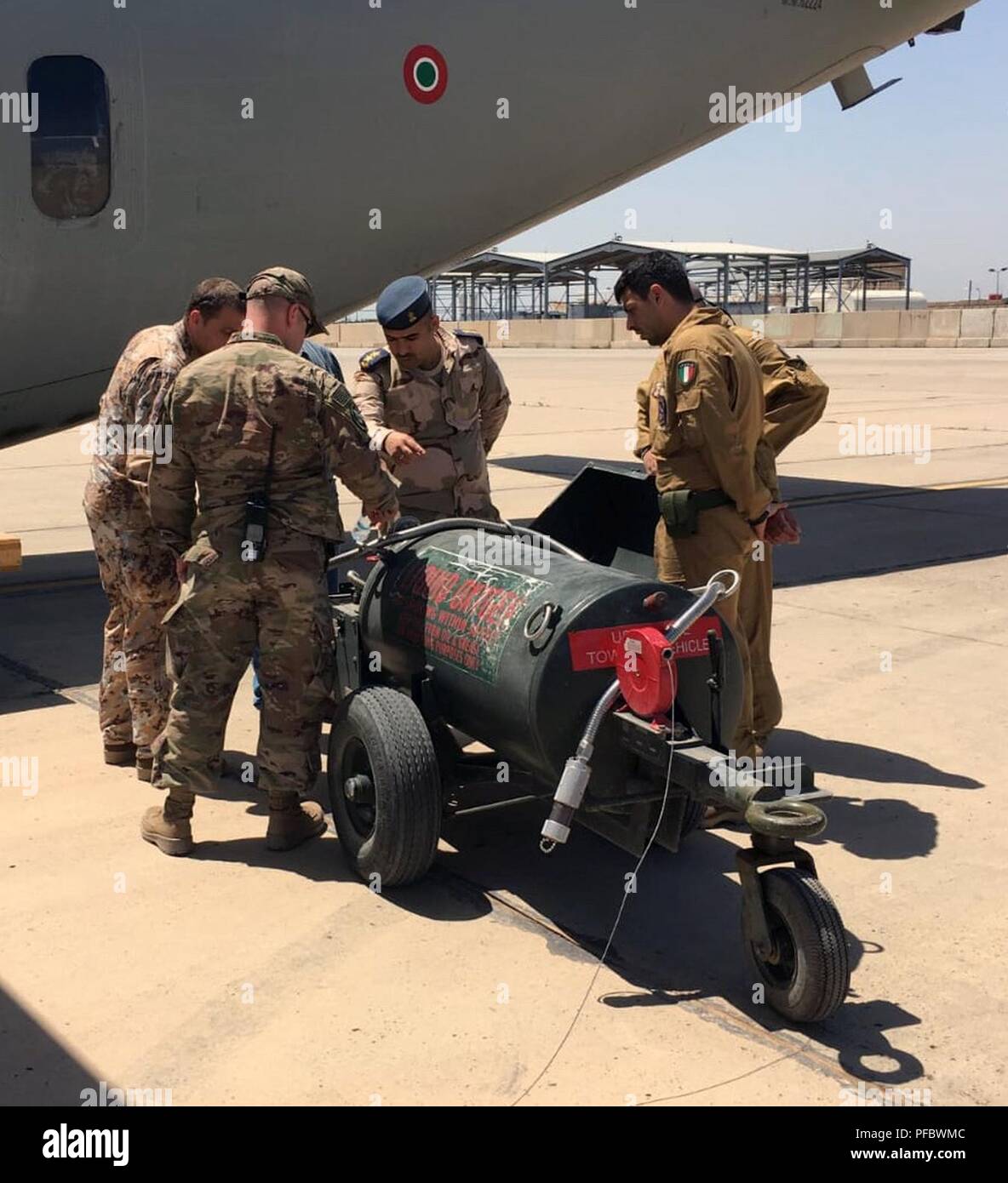 U.S. Air Force Senior Master Sgt. Tim Smith, lead air advisor assigned ...