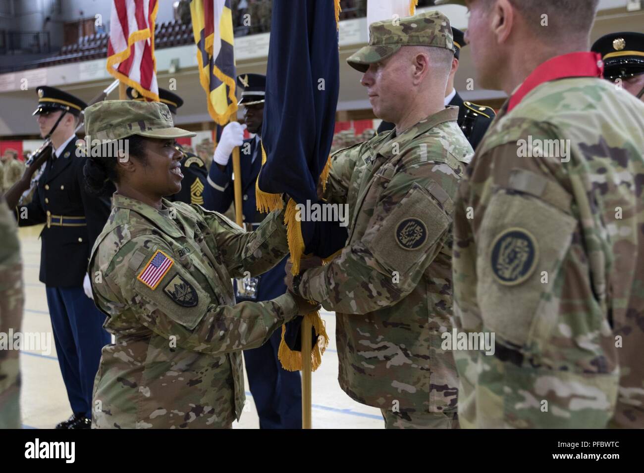 The Maryland Army National Guard hosted the change of command and ...