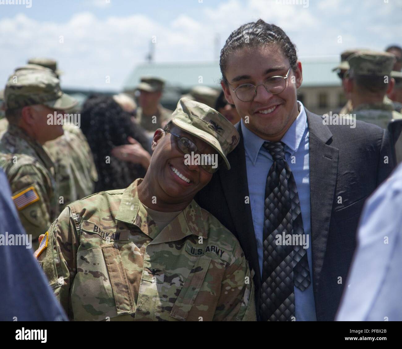 CAMP ATTERBURY, Ind. -- Col. Felicia Brokaw, incoming commander of the ...