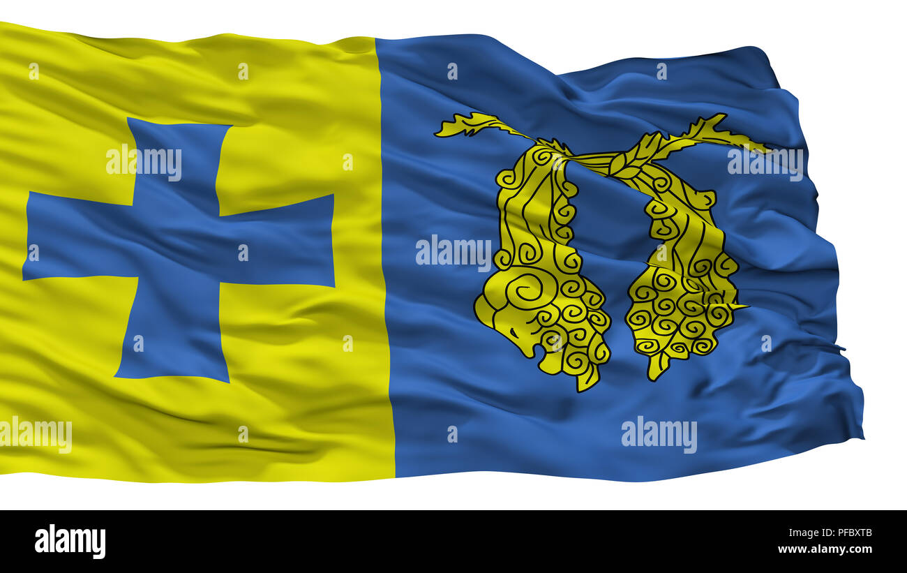 Poti City Flag, Georgia, Isolated On White Background Stock Photo - Alamy